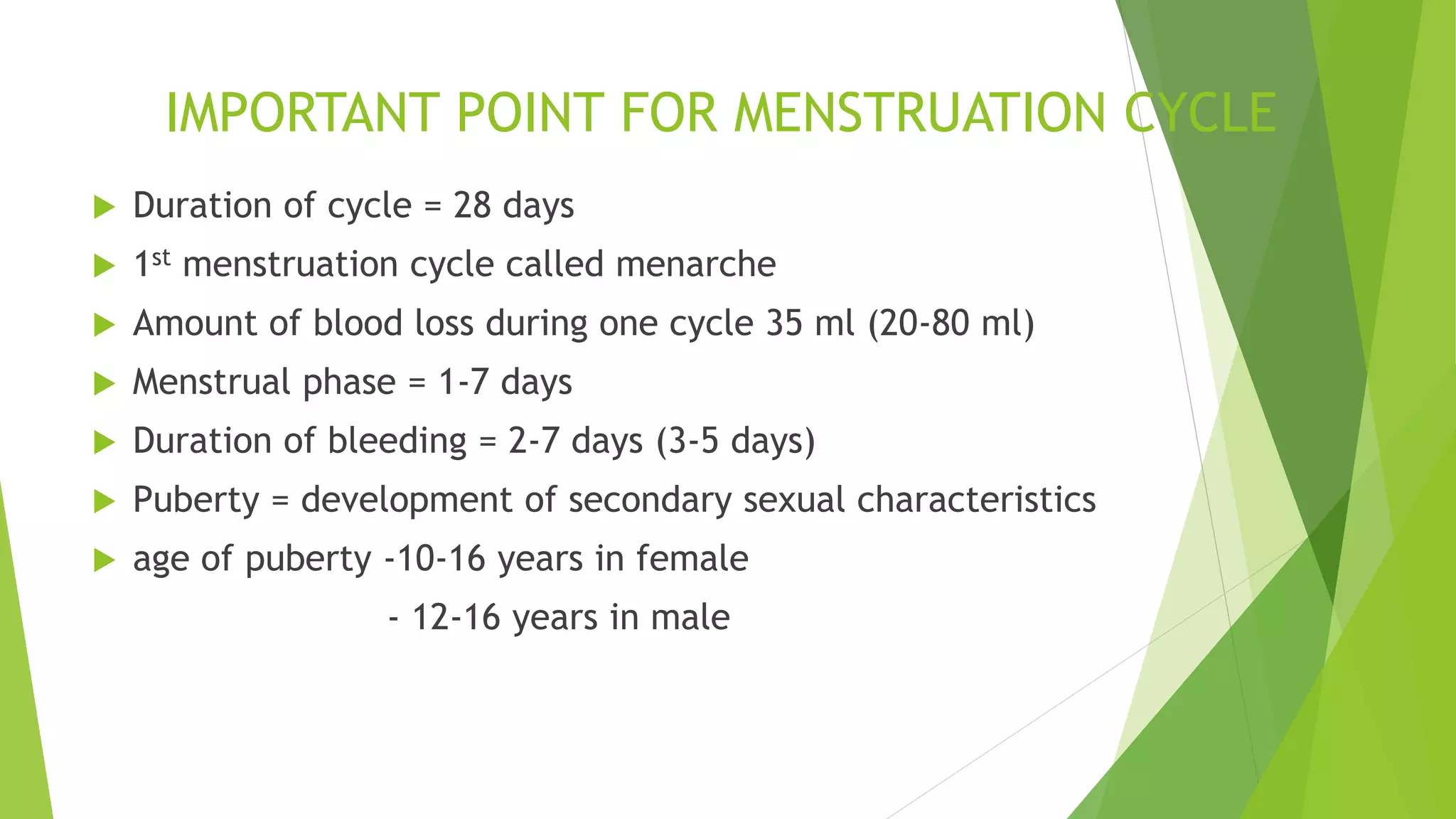 Menstruation cycle | PPTX