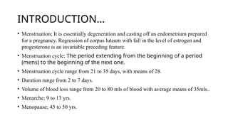 Comprehensive Overview of the Menstruation Cycle and Its Phases | PPTX