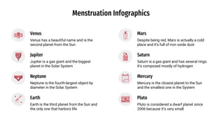 Menstruation Infographics by Slidesgo.pptx