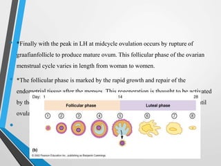 Physiology of menstruation and menstrual cycle | PPTX