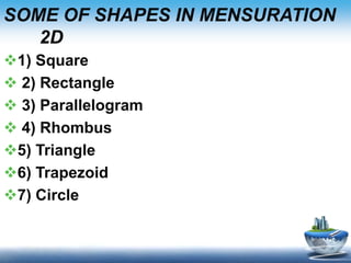 Mensuration | PPT