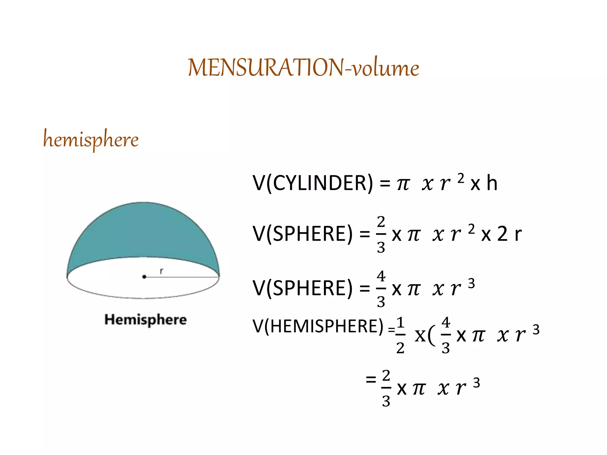 Mensuration | PPTX