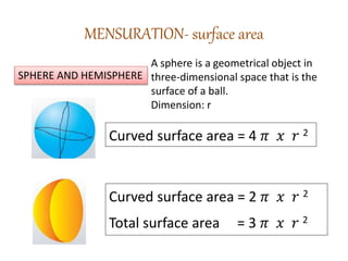 Mensuration | PPTX