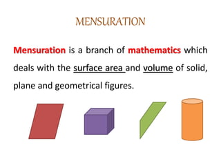Mensuration | PPTX