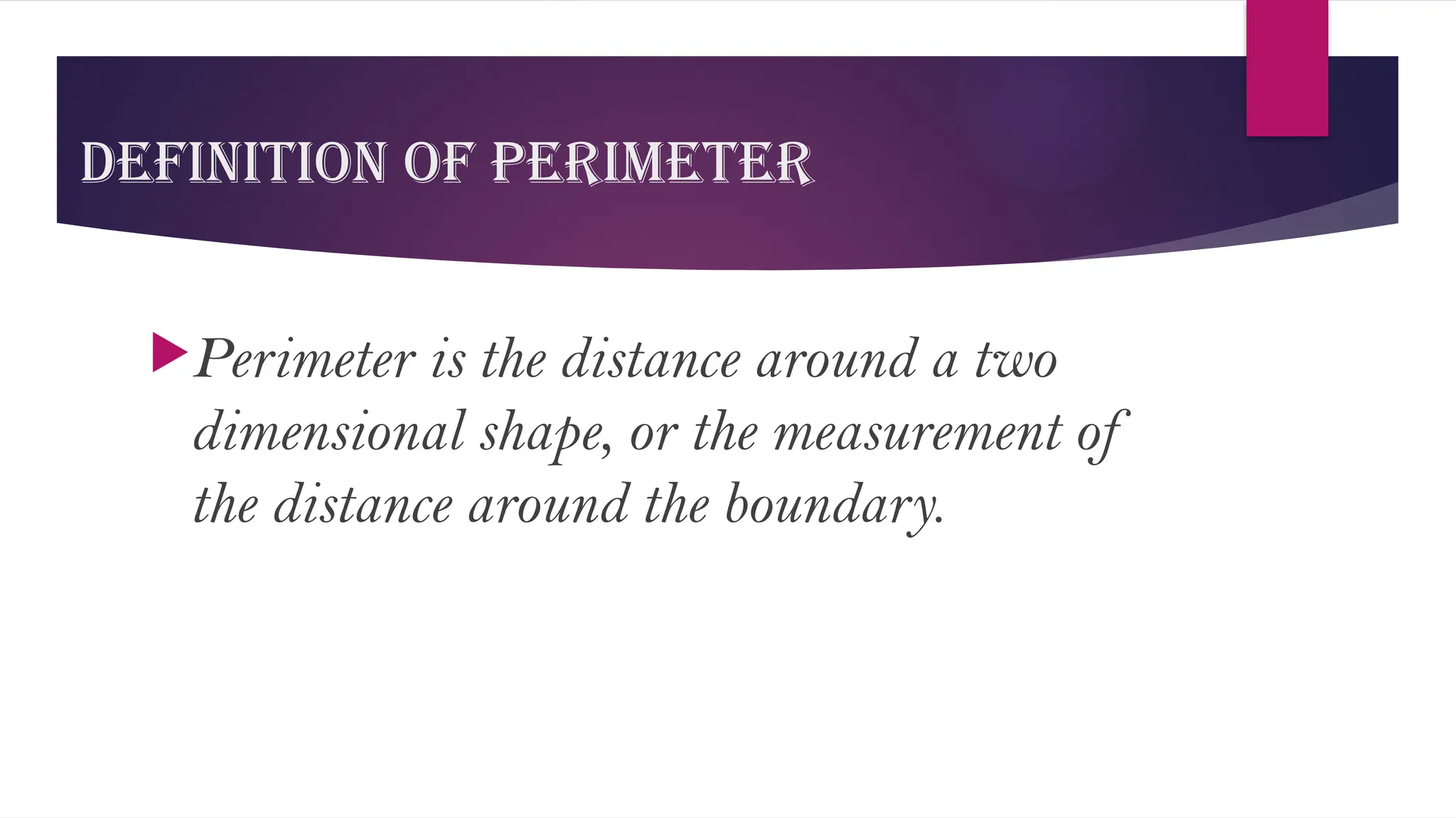 MENSURATION.pptx class5 mathematics topic | PPTX