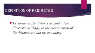MENSURATION.pptx class5 mathematics topic | PPTX