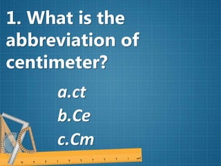 MENSURATION-CALCULATION RULERS PROTRACTORS AND TOOLS.pptx