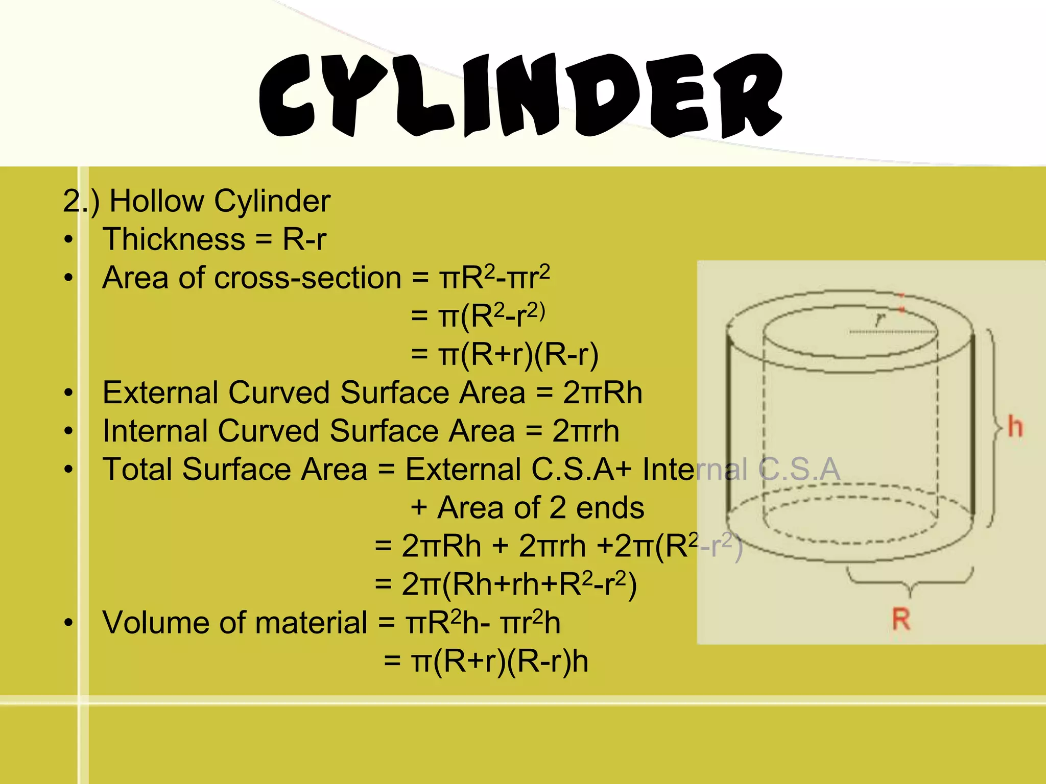 Mensuration and its applications | PPTX