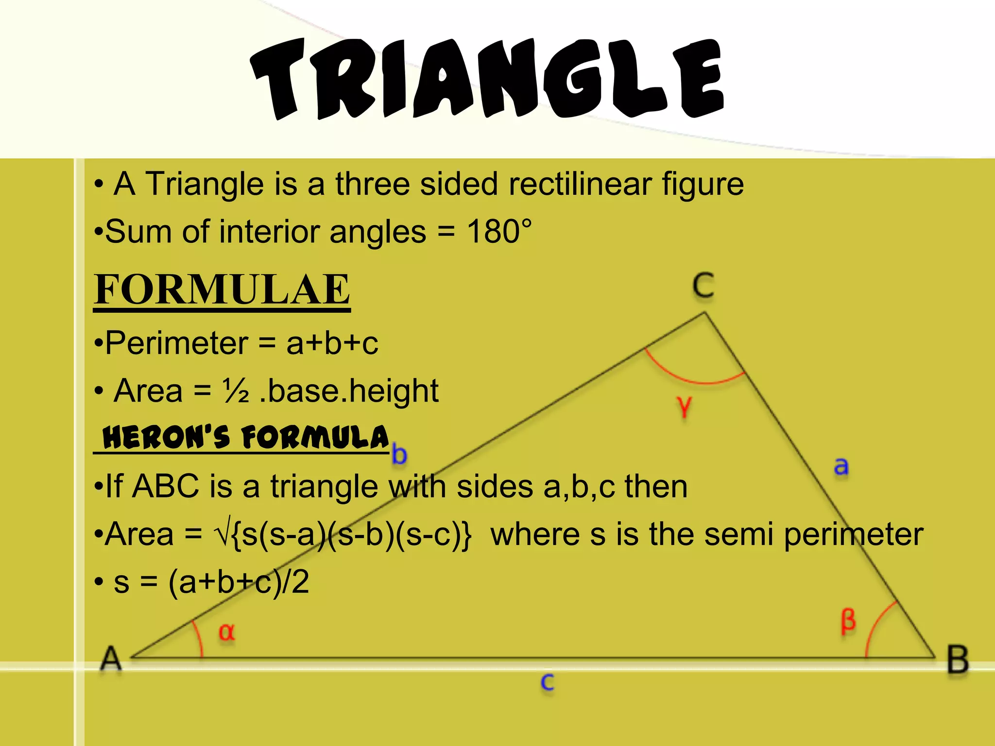 Mensuration and its applications | PPTX