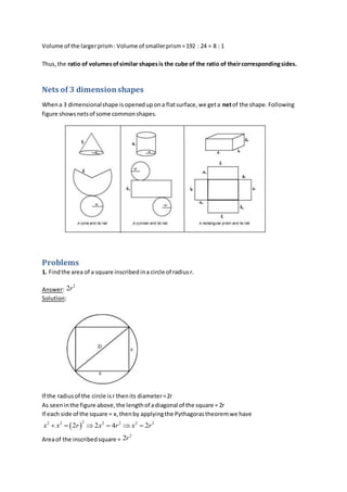 Mensuration notes and_ solved problems | DOCX