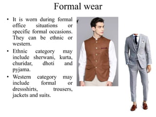 womenswear fashion and clothing categories | PPTX