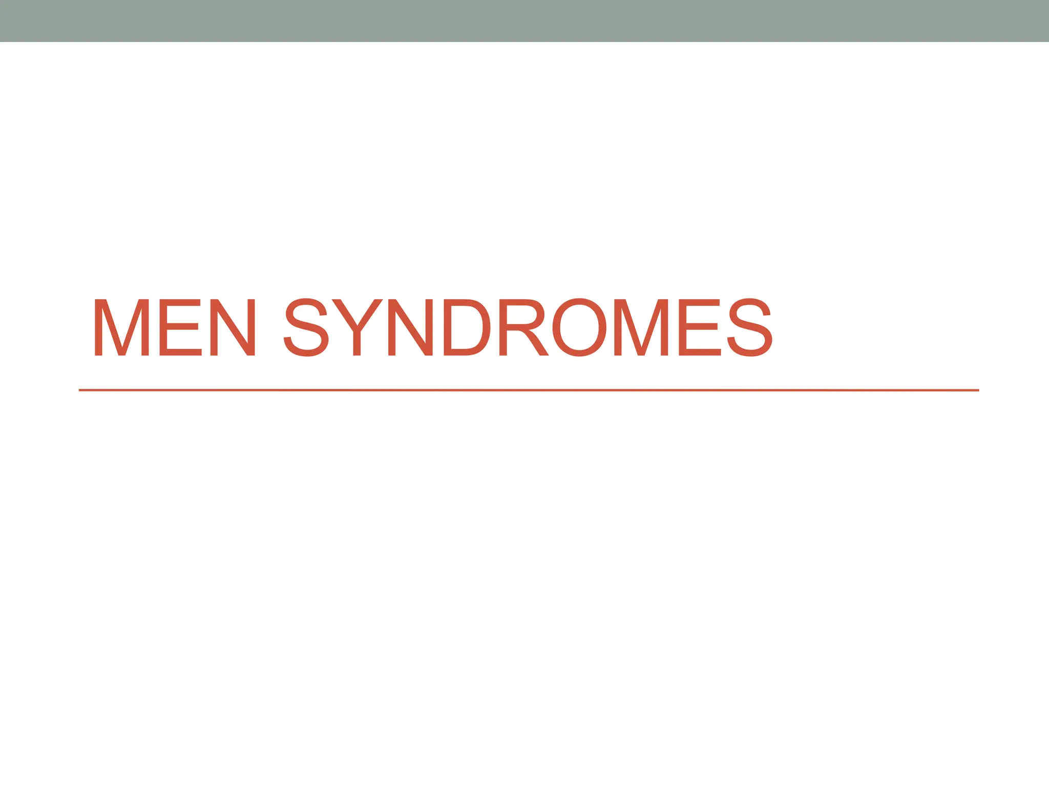 men syndrome. ppt genomic and genetics | PPTX