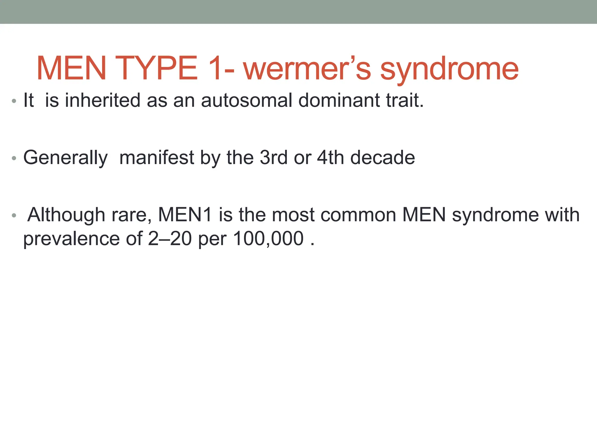 men syndrome. ppt genomic and genetics | PPTX