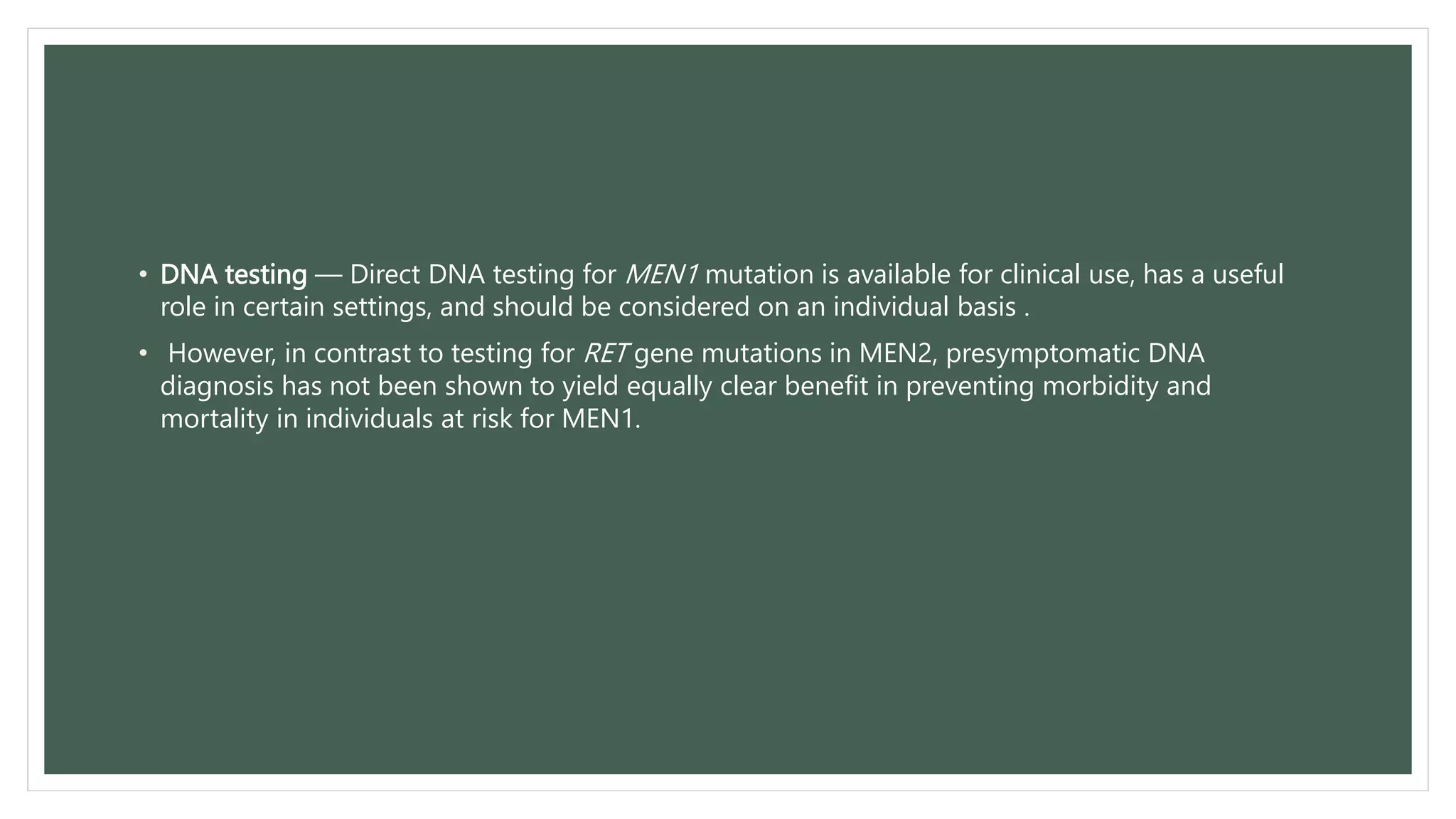 MEN SYNDROMESAND GENETIC BASIS.pptx