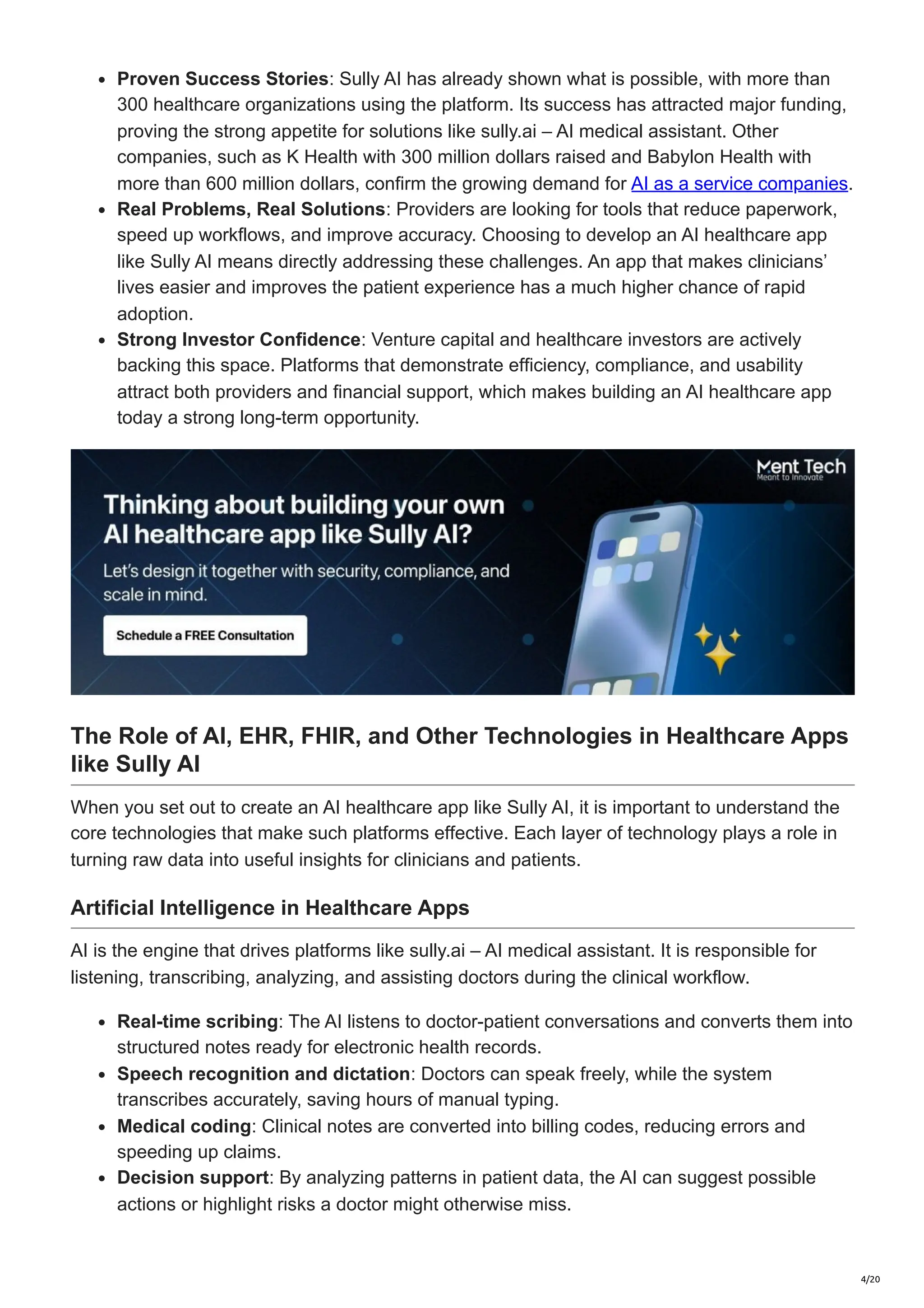 ment.tech-How to Develop an AI Agent Healthcare App like Sully AI.pdf