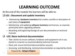 Mentain Inv Hw & SW documentation for HNS-I.pptx | Computer Peripherals ...