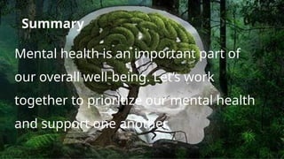 Mental Health Awareness powerpoint presentation | PPTX