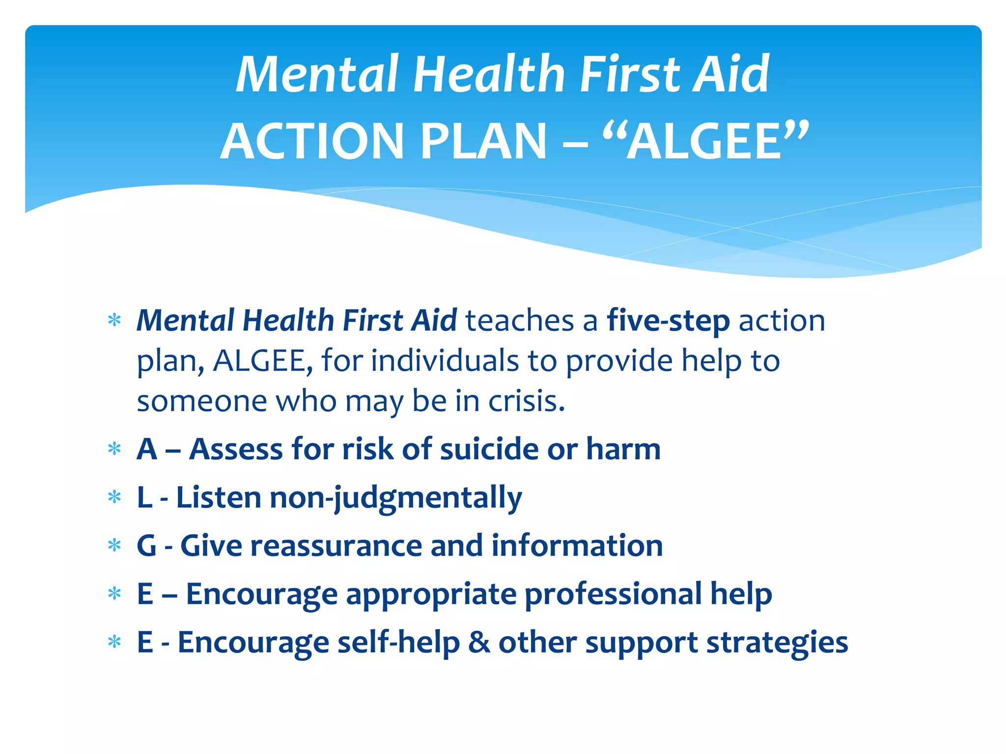 Mental-Health-First-Aid | PPTX