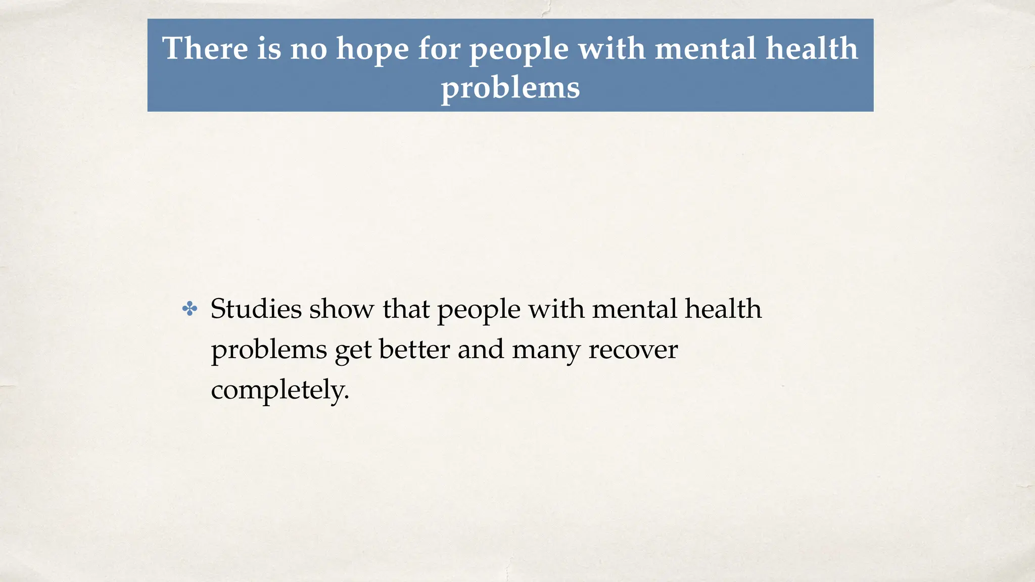 The Mental-Health-Myths-and-Facts Notess | PPTX