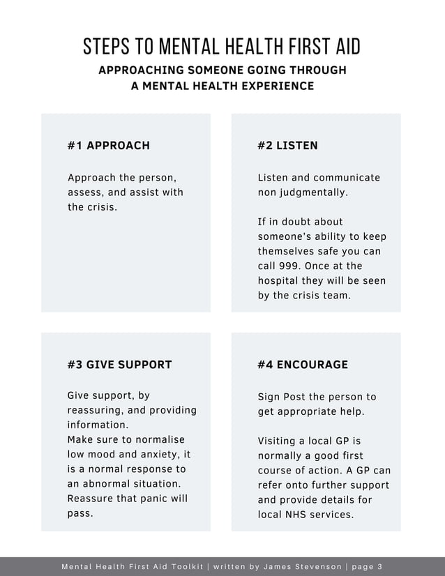 Mental Health First Aid Toolkit | PDF