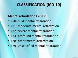 Mental retardation | PPT