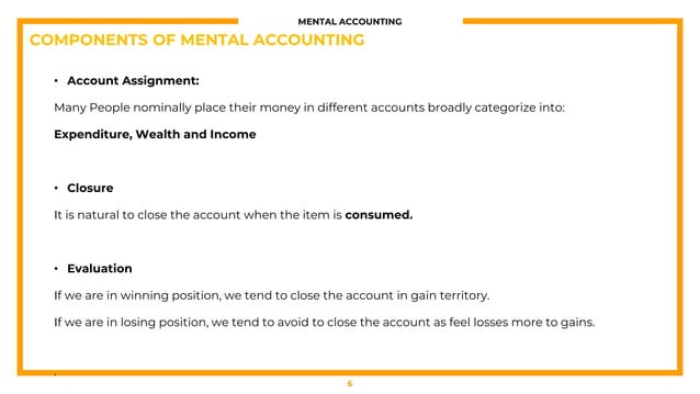 Mental Accounting : Behavioral Finance | PPTX | Business Accounting ...