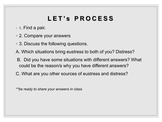 Mental and emotional health 3rd quarter activities | PPTX