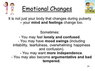 Mental and physical changes in women through time | PPTX