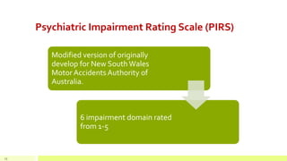 Mental Health & Behavior Impairment Ratings | PPTX