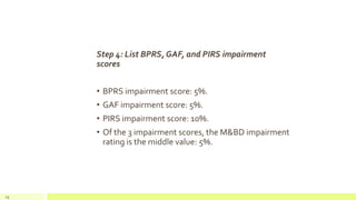 Mental Health & Behavior Impairment Ratings | PPTX
