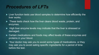 liver function tests (LFTs) | PPTX | Blood Disorders | Diseases and ...