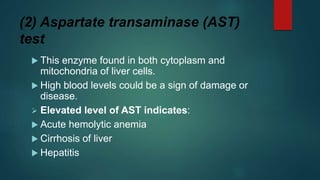 liver function tests (LFTs) | PPTX | Blood Disorders | Diseases and ...