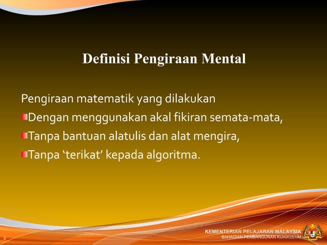 Mental calculation | PPT