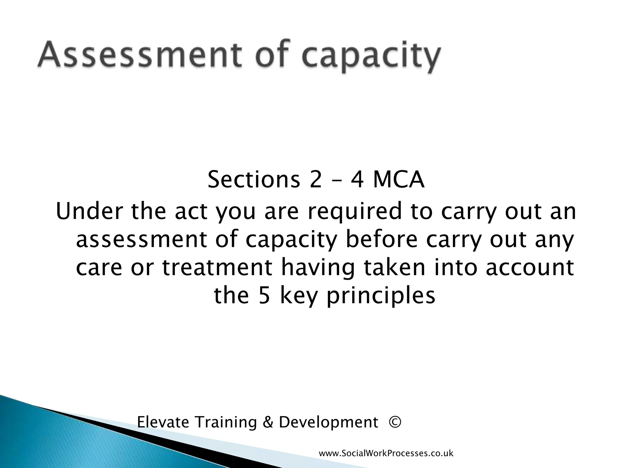 Mental capacity Act & DOLS | PPTX