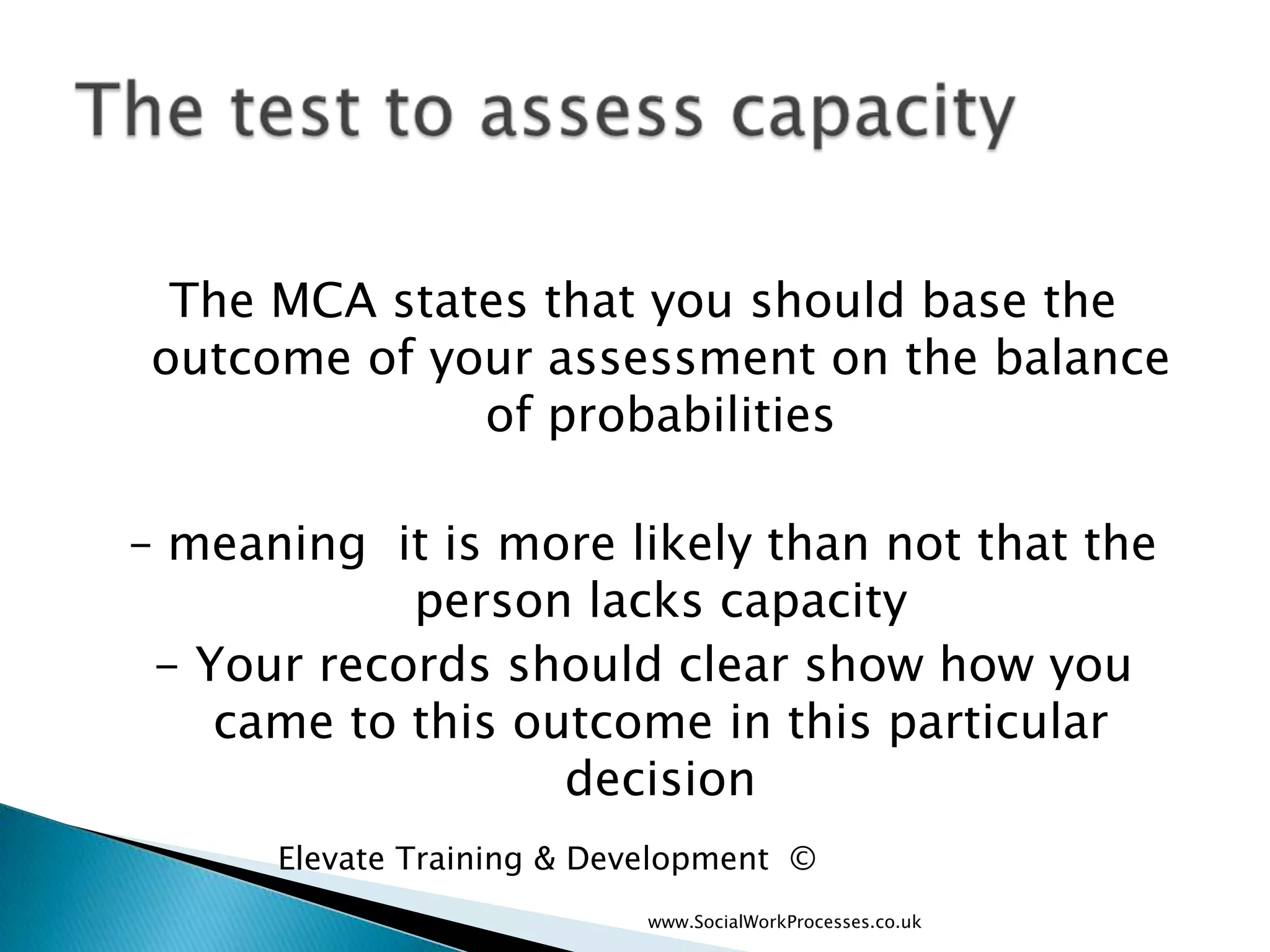 Mental capacity Act & DOLS | PPTX