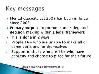 Mental capacity Act & DOLS | PPTX