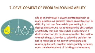 Mental development or Intellectual development | PPTX