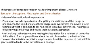 Mental development or Intellectual development | PPTX
