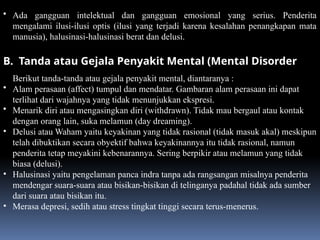 MENTAL DISORDER atau kesehatan mental.pptx