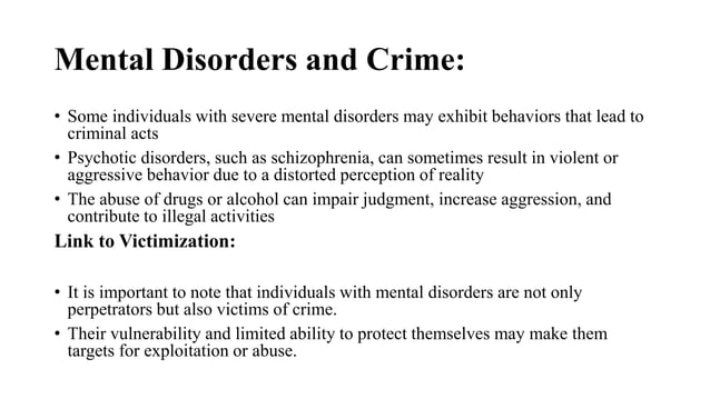 Mental disorders and Crime.pptx