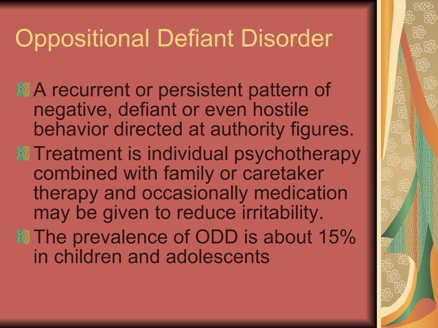 Mental disorders in children | PPT