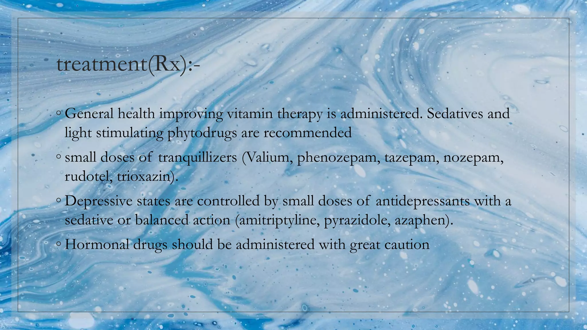 Mental disorders of presenile and senile age | PPTX