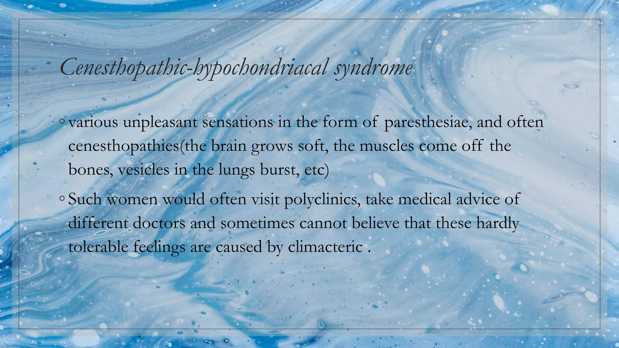 Mental disorders of presenile and senile age | PPTX