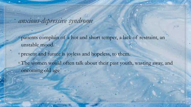 Mental disorders of presenile and senile age | PPT