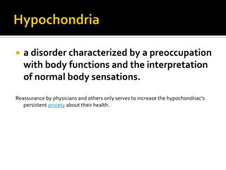 Mental disorders | PPTX