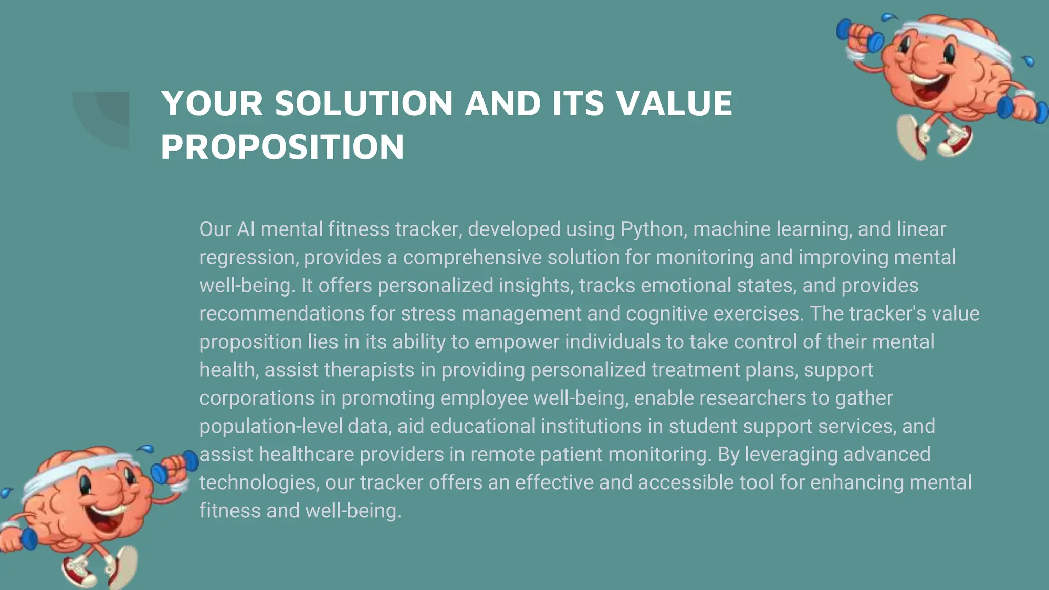 Mental Fitness Tracker PPT for IBM Skillsbuild Program | PPTX