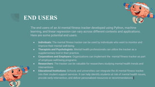 Mental Fitness Tracker PPT for IBM Skillsbuild Program | PPTX