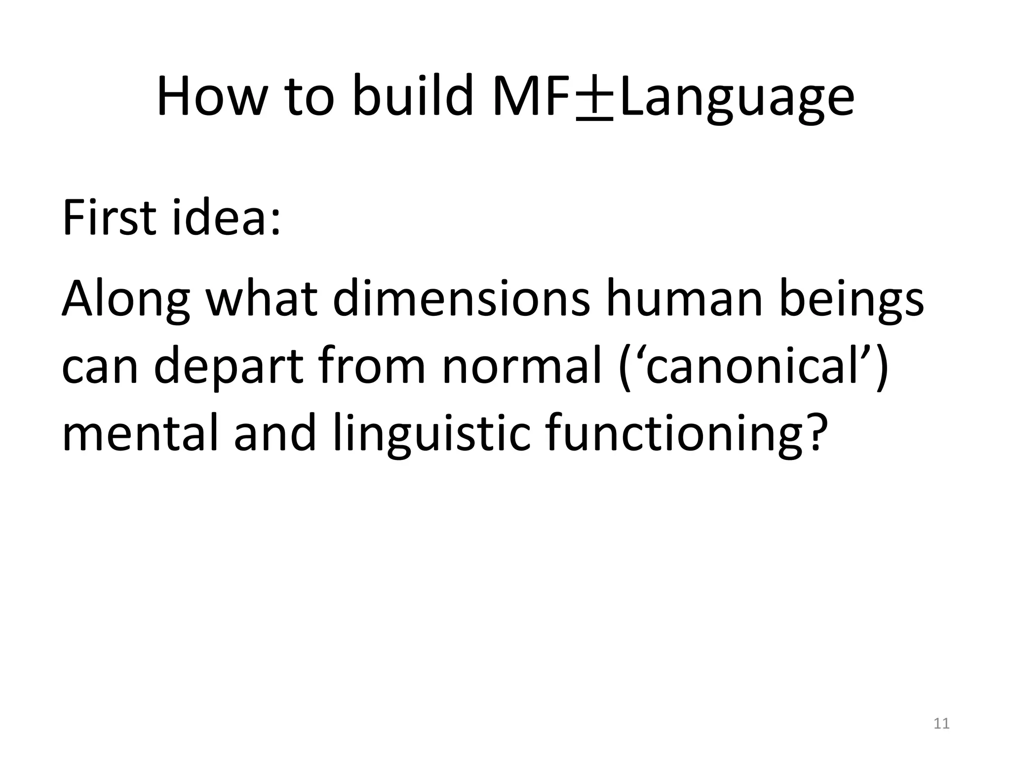 Mental functioning ontology and the International Classification of ...
