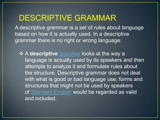Mental grammar | PPTX