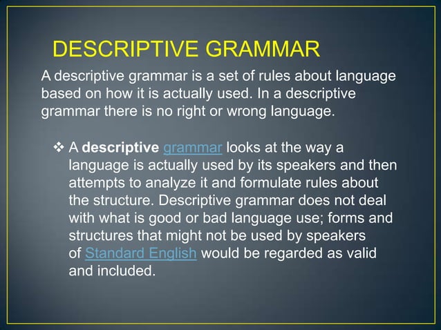 Mental grammar | PPTX